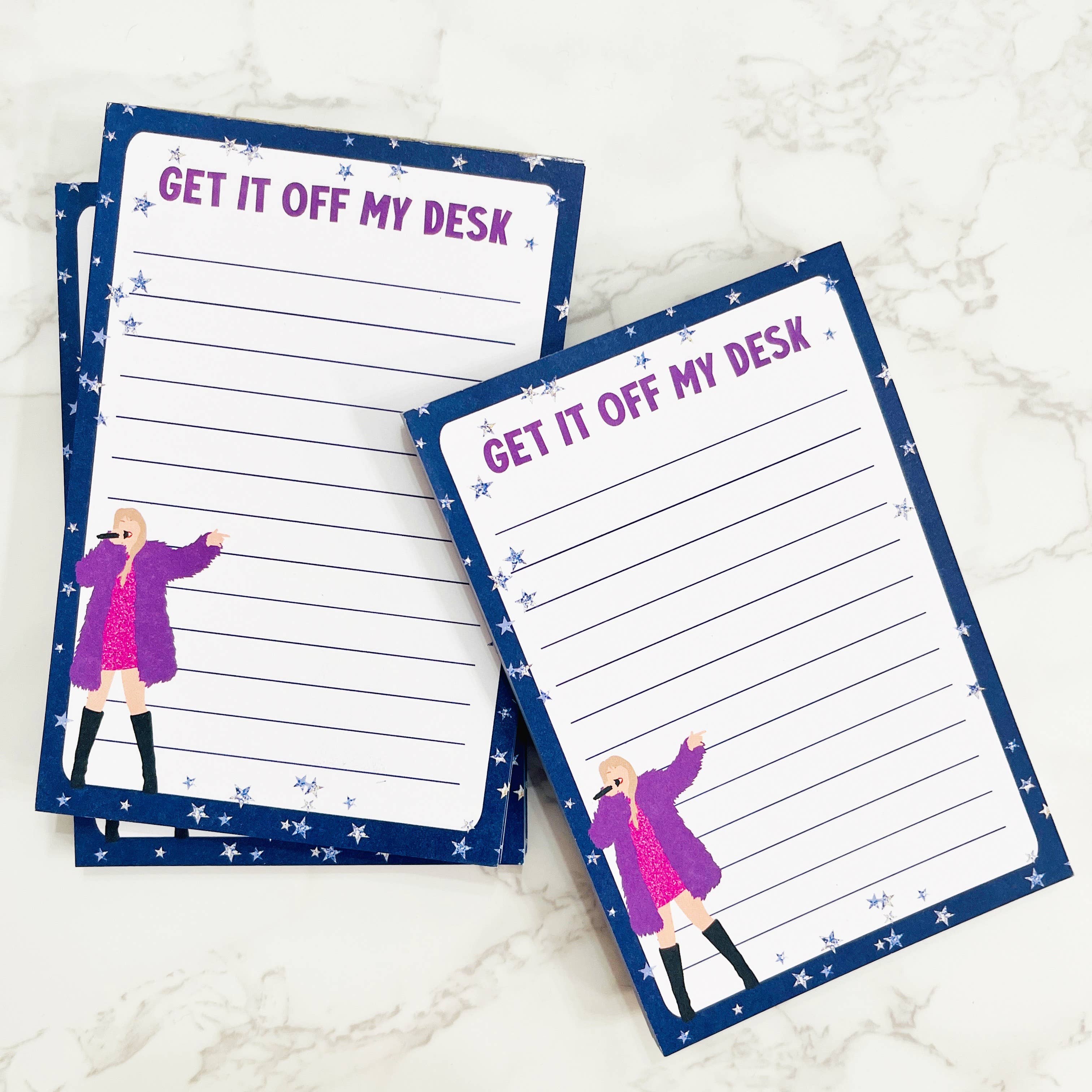 Get It Off My Desk Notepad – Seapeakstyle
